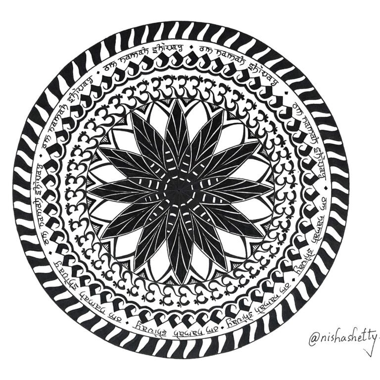 OM Namah Shivay - Mandala - Artyliciouz